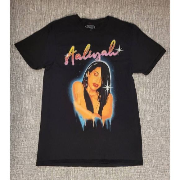 No Brand | Shirts | Aaliyah Colorful Photo Portrait Art Tshirtmens ...
